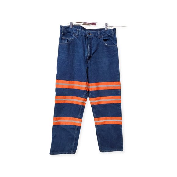 Aramark | Jeans | Aramark Reflective Work Jean 36x3 See Descrip | Poshmark